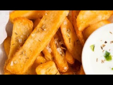 How to Make Crispy French Fries Recipe I Homemade Cheese Infused French ...