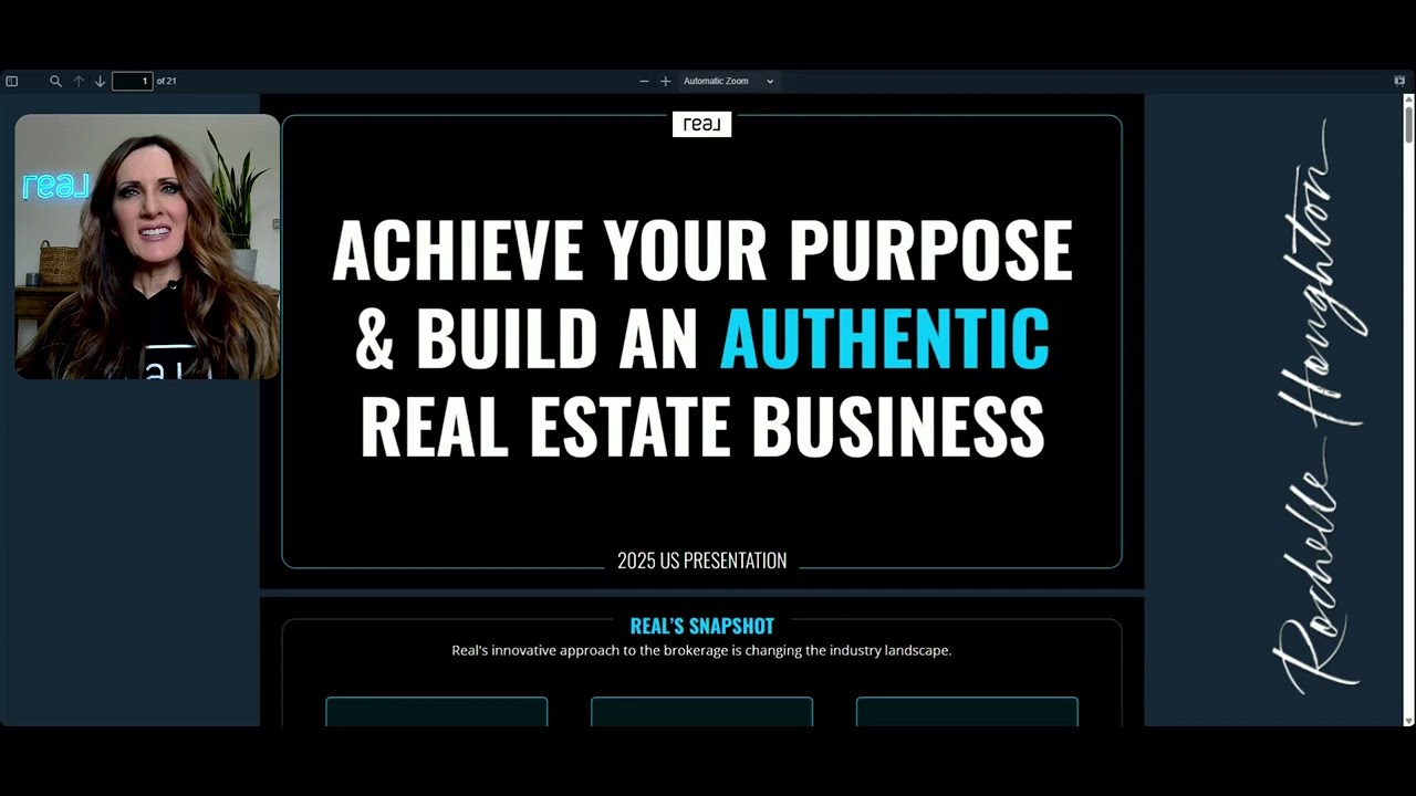 Update on slide Deck for Real Broker March 2025 - YouTube