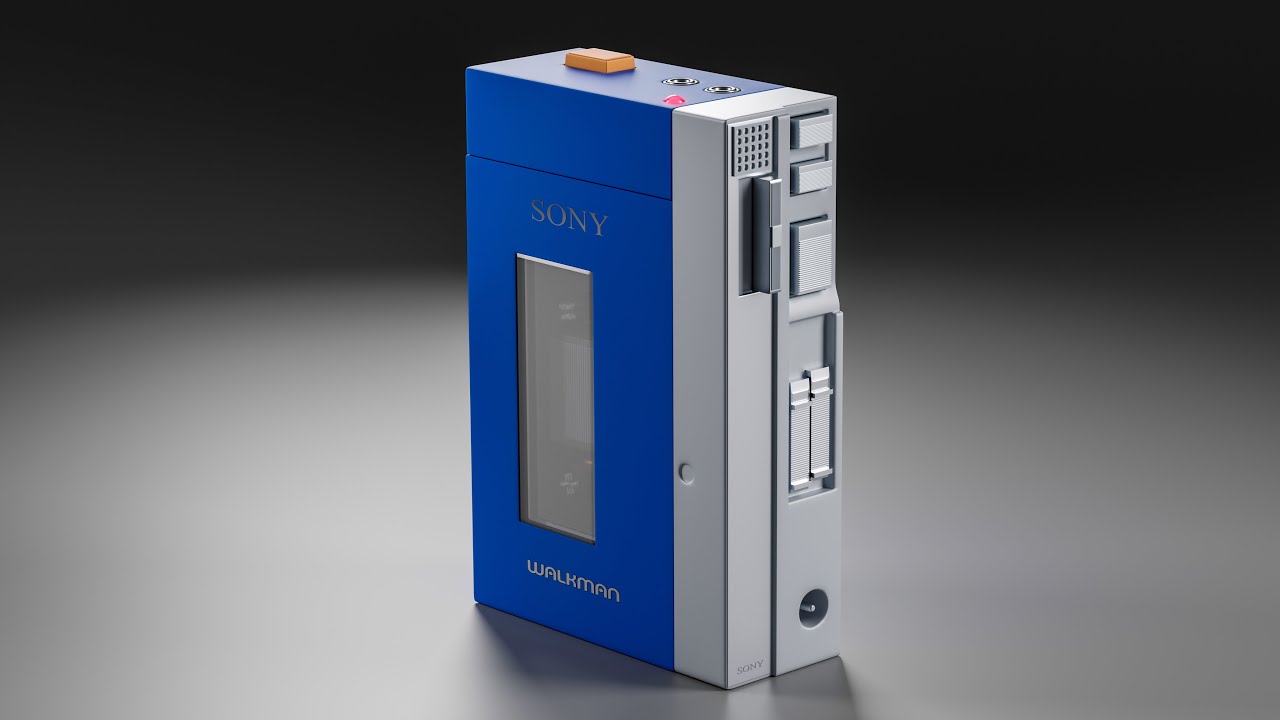 Sony Walkman in Blender 3D. Part 2 - YouTube