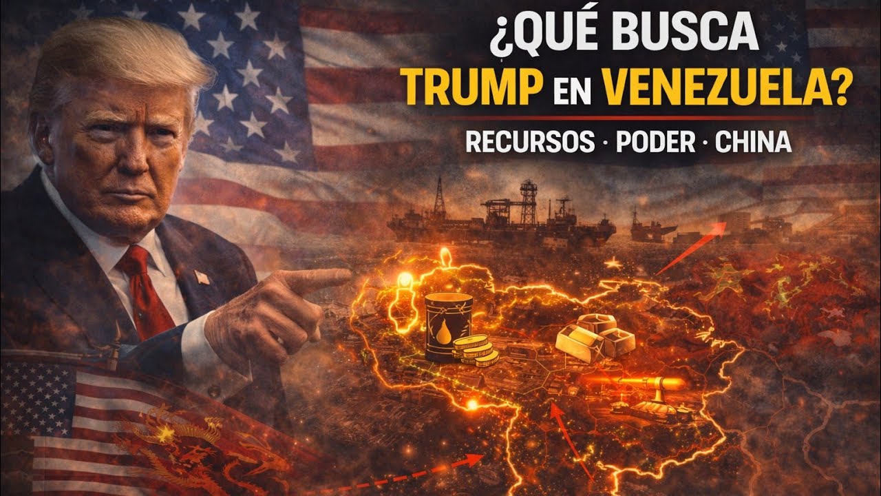QUÉ BUSCA TRUMP EN VENEZUELA? NO ES SOLO PETRÓLEO... ESTO ES LO QUE MÁS ...