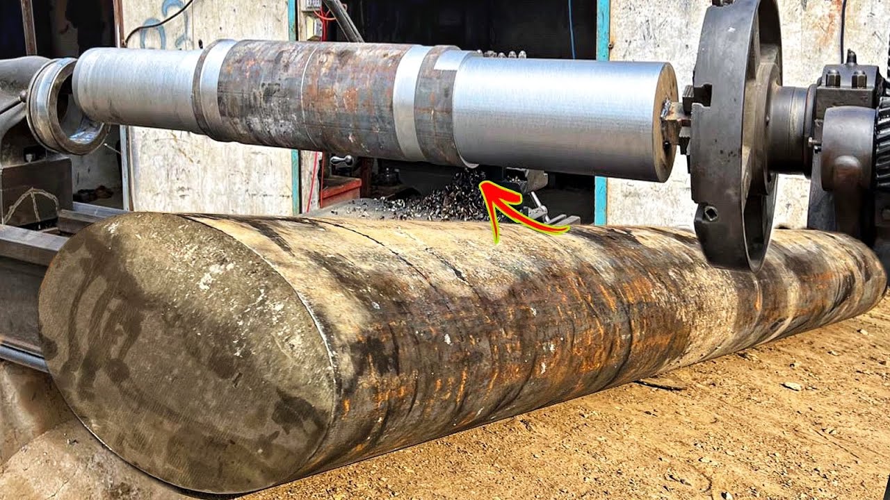 Difficult Process Of Manufacturing Huge Crank shaft which is Broken due ...