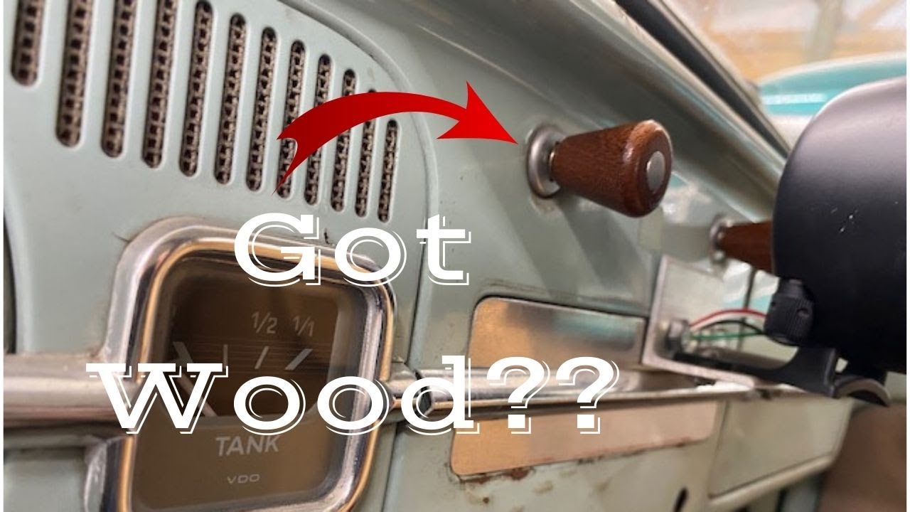 VW Wood Dash knob install - YouTube