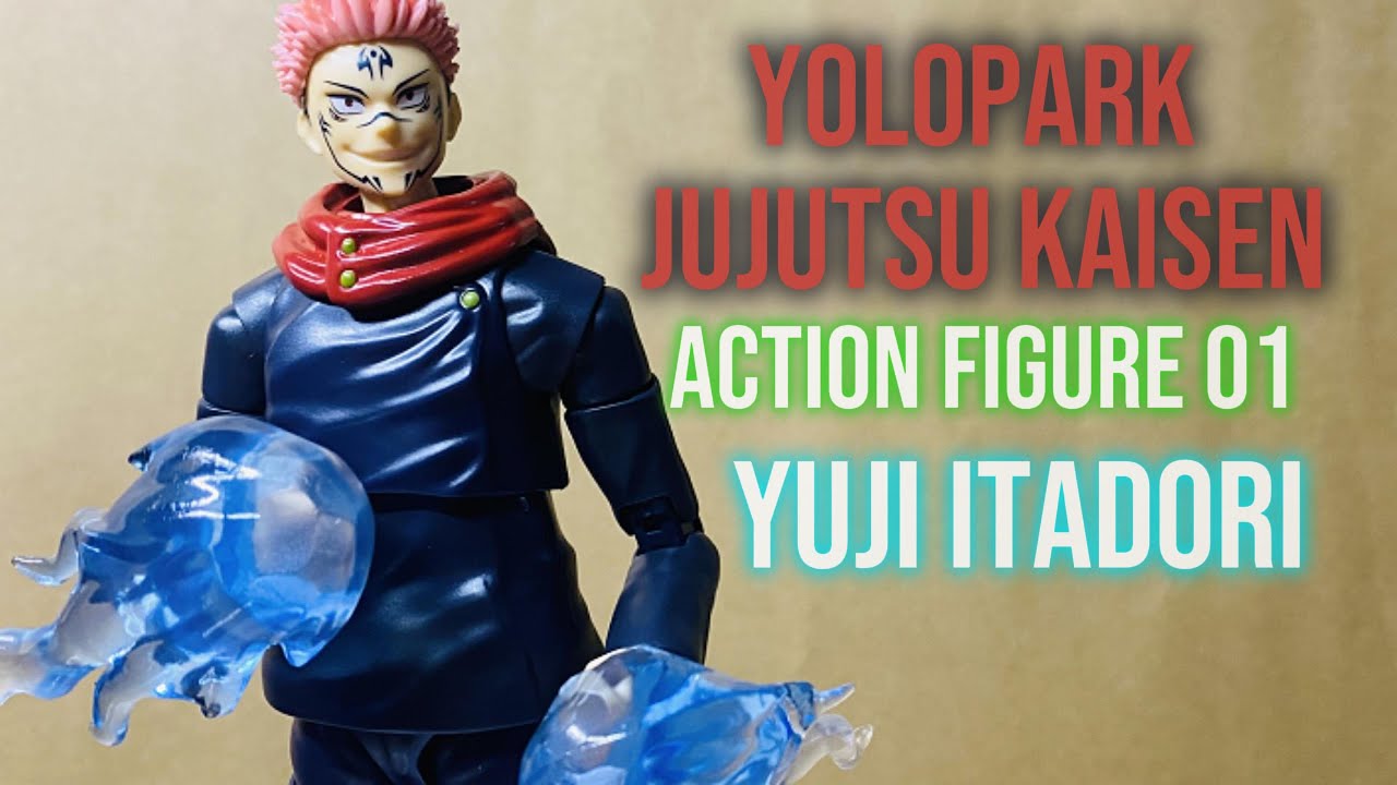 YOLOPARK JUJUTSU KAISEN ACTION FIGURE 01 YUJI ITADORI UNBOXING AND ...