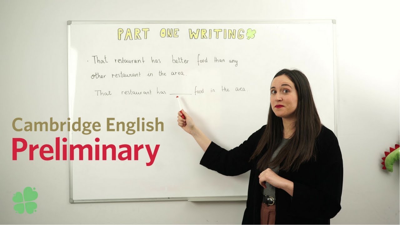 Cómo Aprobar el PET de Cambridge | Writing Part 1 - YouTube