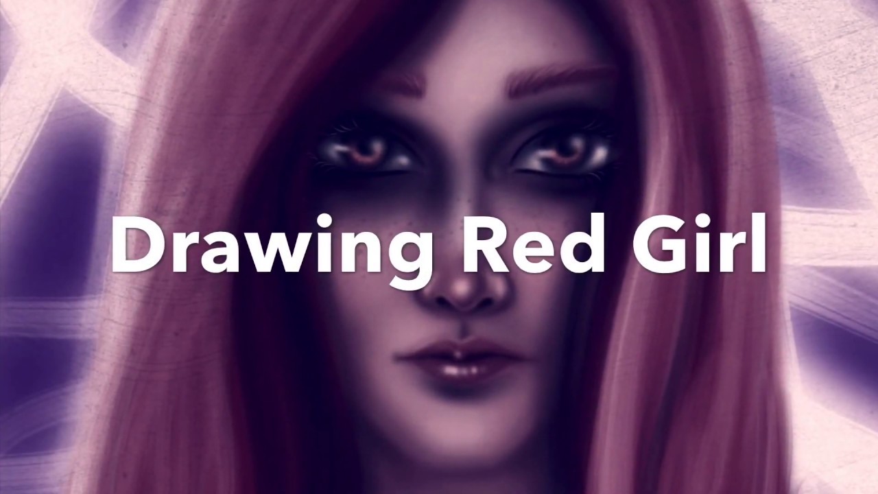 Drawing Red Girl - YouTube
