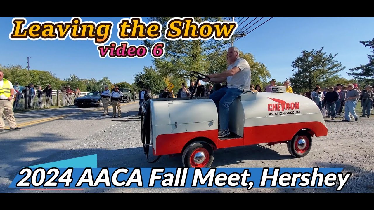 2024 AACA Fall Meet Car Show Leaving the Show Video 6 - YouTube