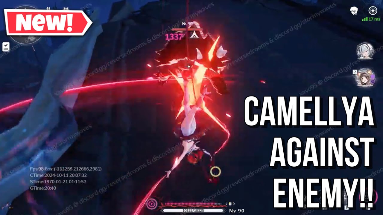 Camellya Against Enemy Target Gameplay Showcase!!! Wuthering Waves 1.4 ...