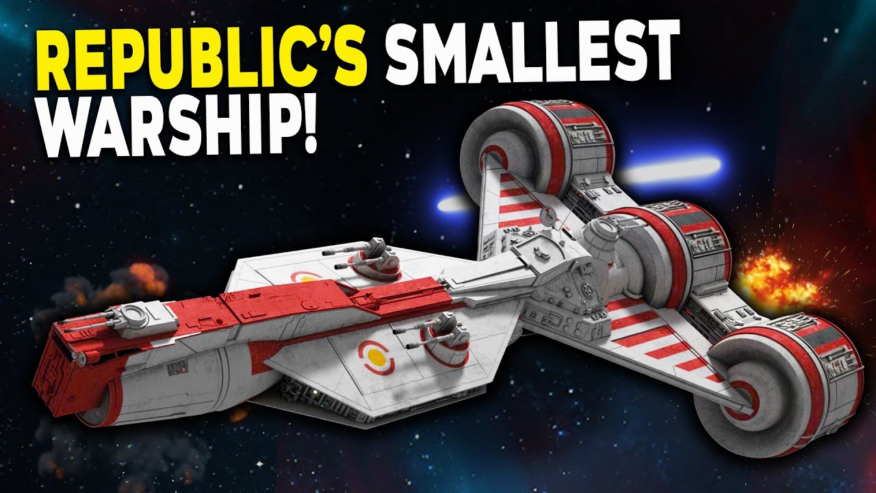 The REPUBLIC's First Warship In Star Wars: The Clone Wars! - Charger ...