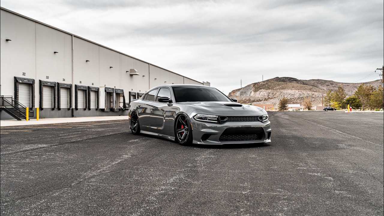 2018 Bagged Dodge Charger Hellcat | Walk Around | Muscle Motors - YouTube