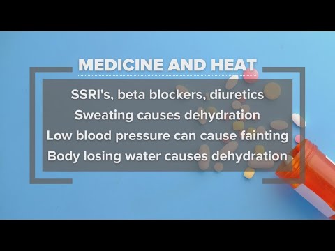 How certain medications can affect your body in the heat - YouTube