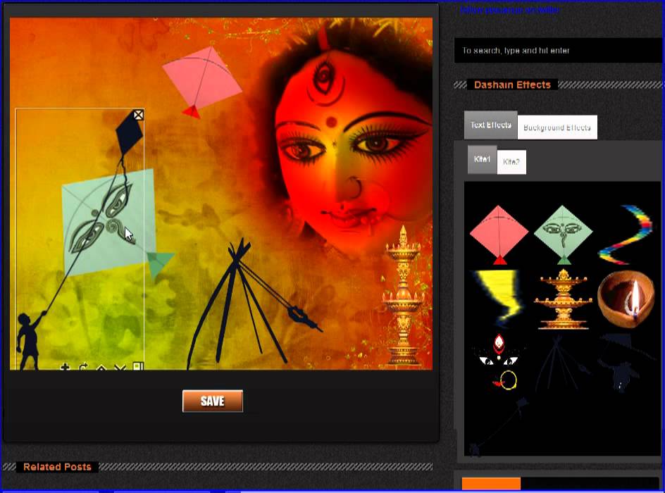 Nepali Greeting Cards Maker for Dashain, Tihar or Deepawali - YouTube