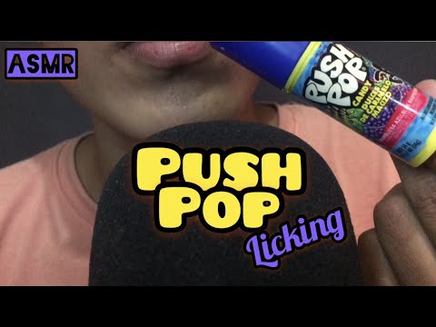 ASMR LOLLIPOP PUSH POP🍇 LICKING 👅(EN ESPAÑOL) - YouTube