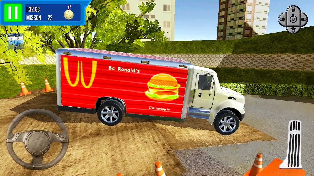 Mc Truck Driving Simulator #12 - Multi Level Parking 6 Black VAN ...