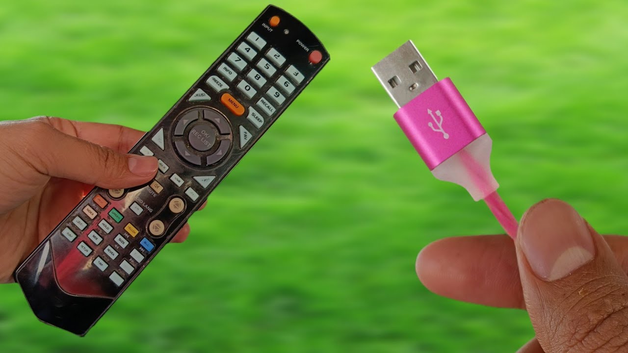Take a Common USB Cable And Fix Remote Controls in Your Home! How to ...