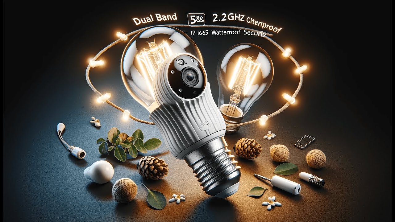 💡 Tkenpro 5G&2.4ghz Light Bulb Security Camera | Dual Band IP65 ...