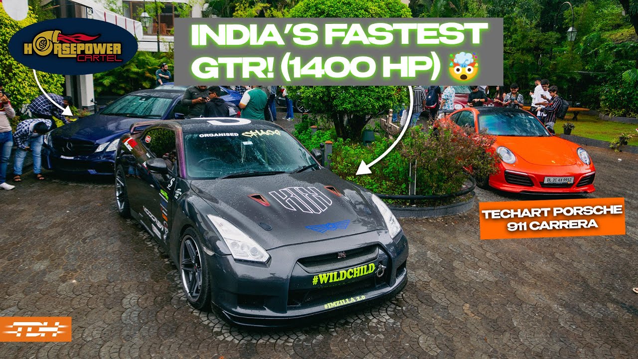 India's Fastest Nissan GTR takes over Lonavala car meet! | Bayview ...