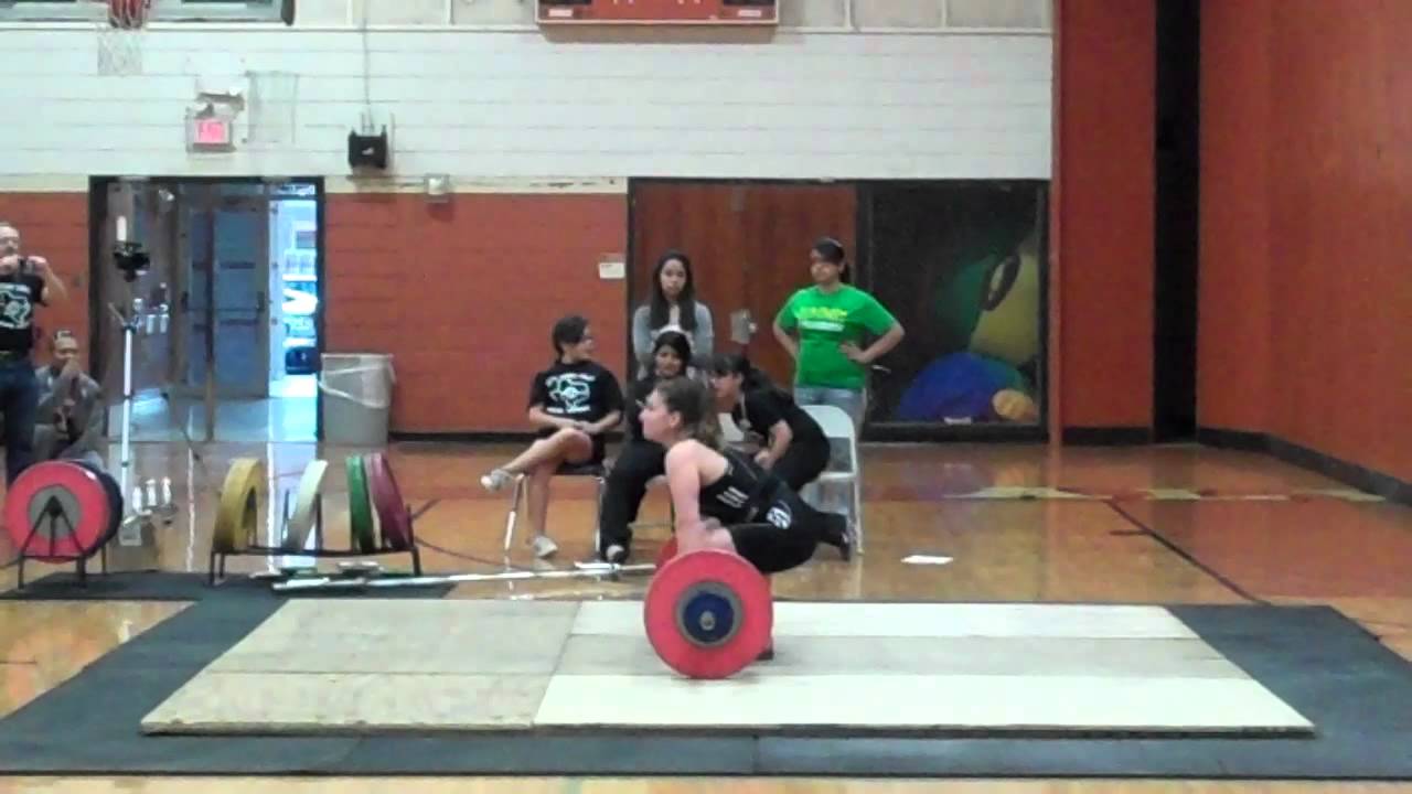 Christina Raptis - Texas State Championship 2012 - 3rd Clean and Jerk ...
