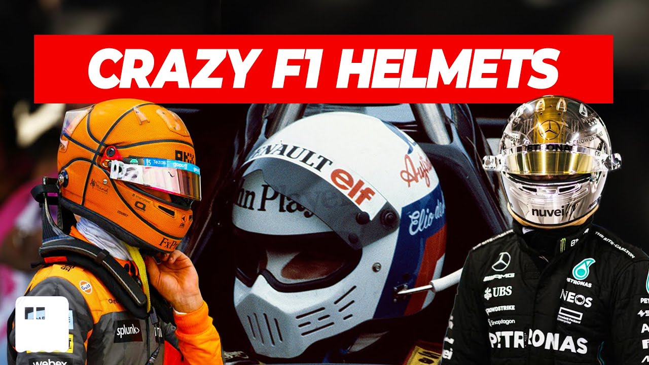 F1's Most Memorable Helmets: From Classic to Crazy - YouTube