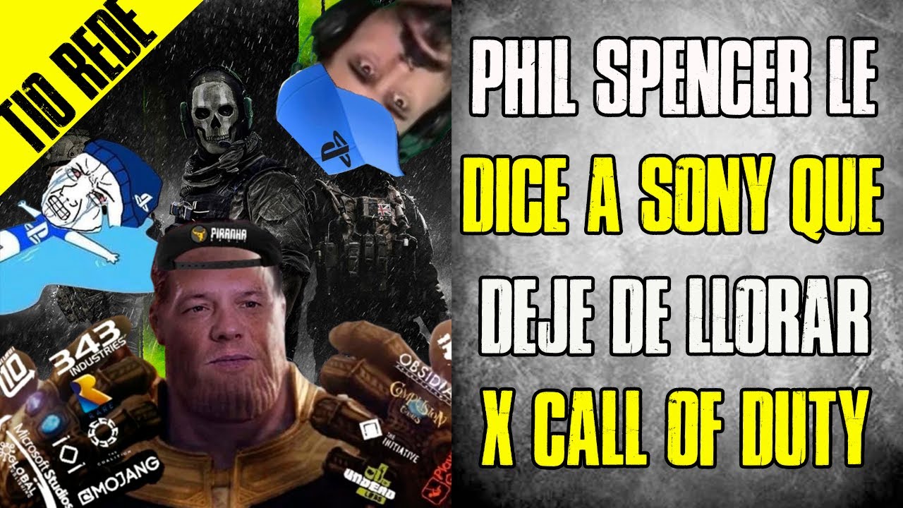 PHIL SPENCER "SONY DEJA DE LLORAR POR COD"🤣 no les molesta firmar un ...