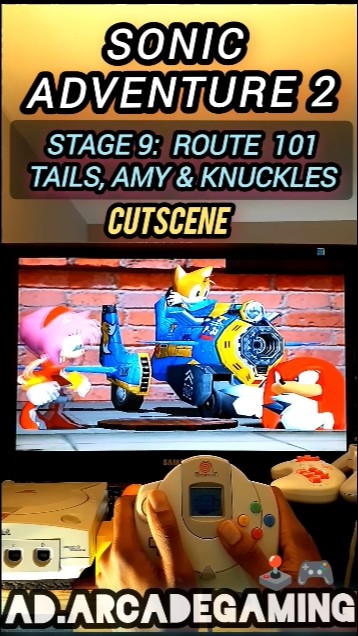 Sonic Adventure 2: Route 101 - Tails, Knuckles & Amy Cutscene - YouTube