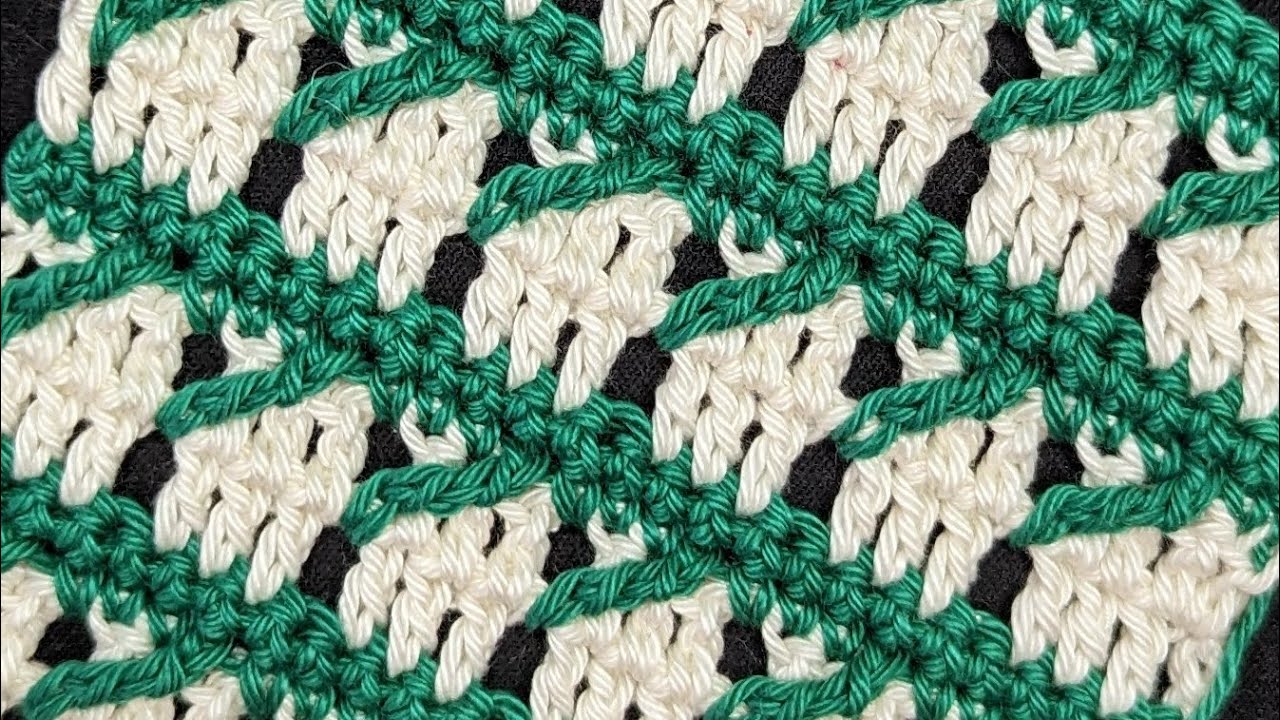 Luftiges Häkelmuster, sehr einfach, für Anfänger geeignet - YouTube