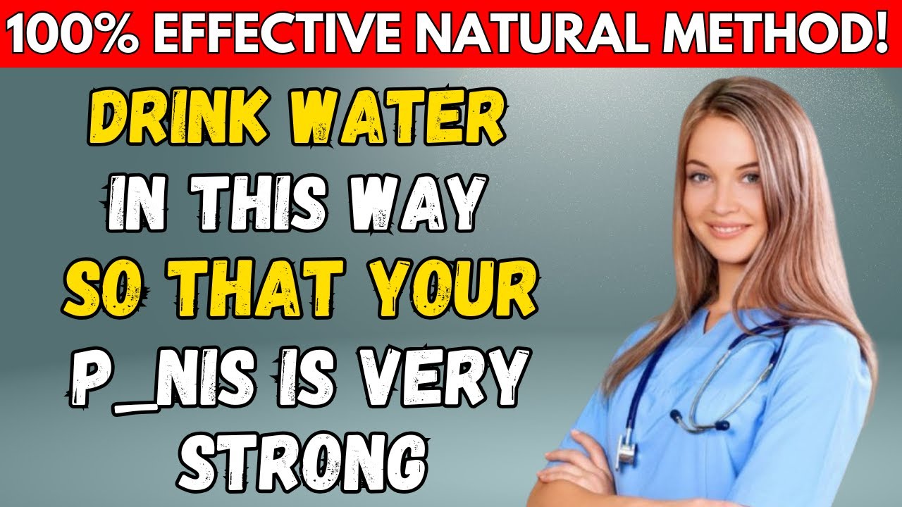 Your p3n1s is very erect after drinking water like this... - YouTube