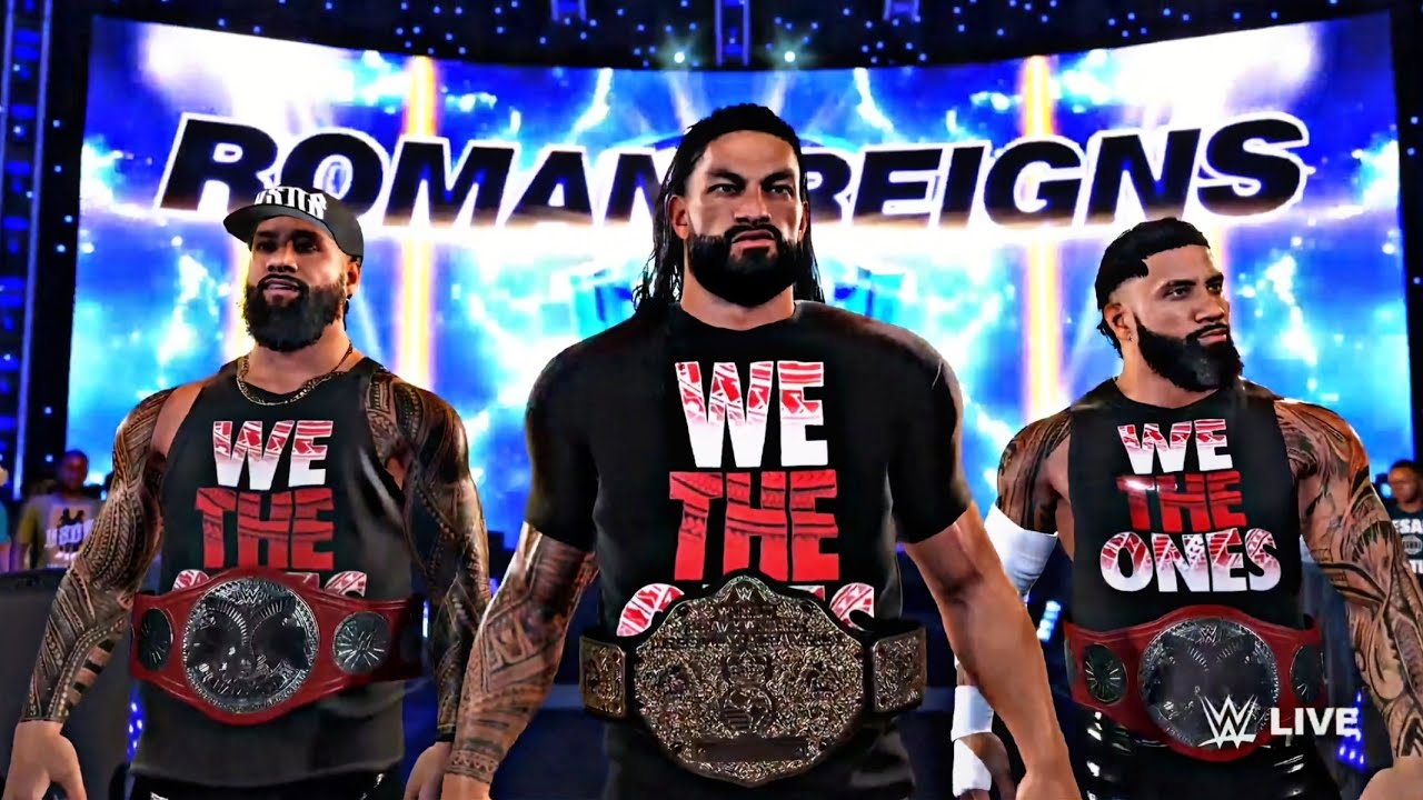 Bloodline Entrance UPDATED In WWE 2K22 Entrance, Victory Motion, How To ...