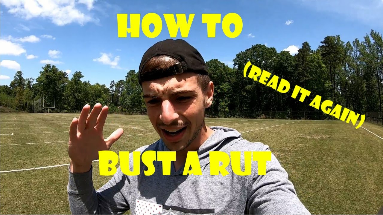 The punting diaries: How to Bust a Rut - YouTube