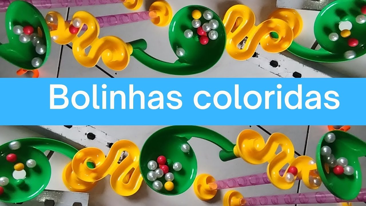 Bolinhas coloridas Descendo no Circuito de Bolinhas - YouTube