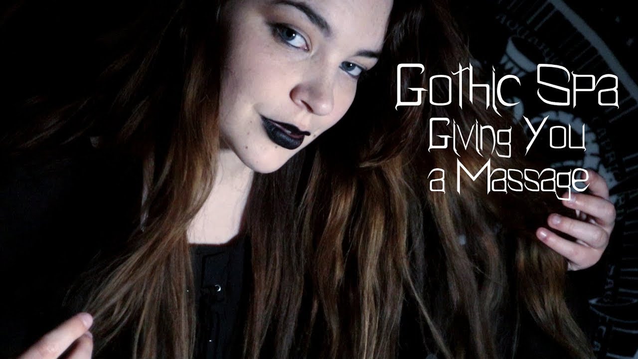 ASMR Let Me Massage You! Gothic Spa and Aromatherapy 💀 [Binaural] - YouTube