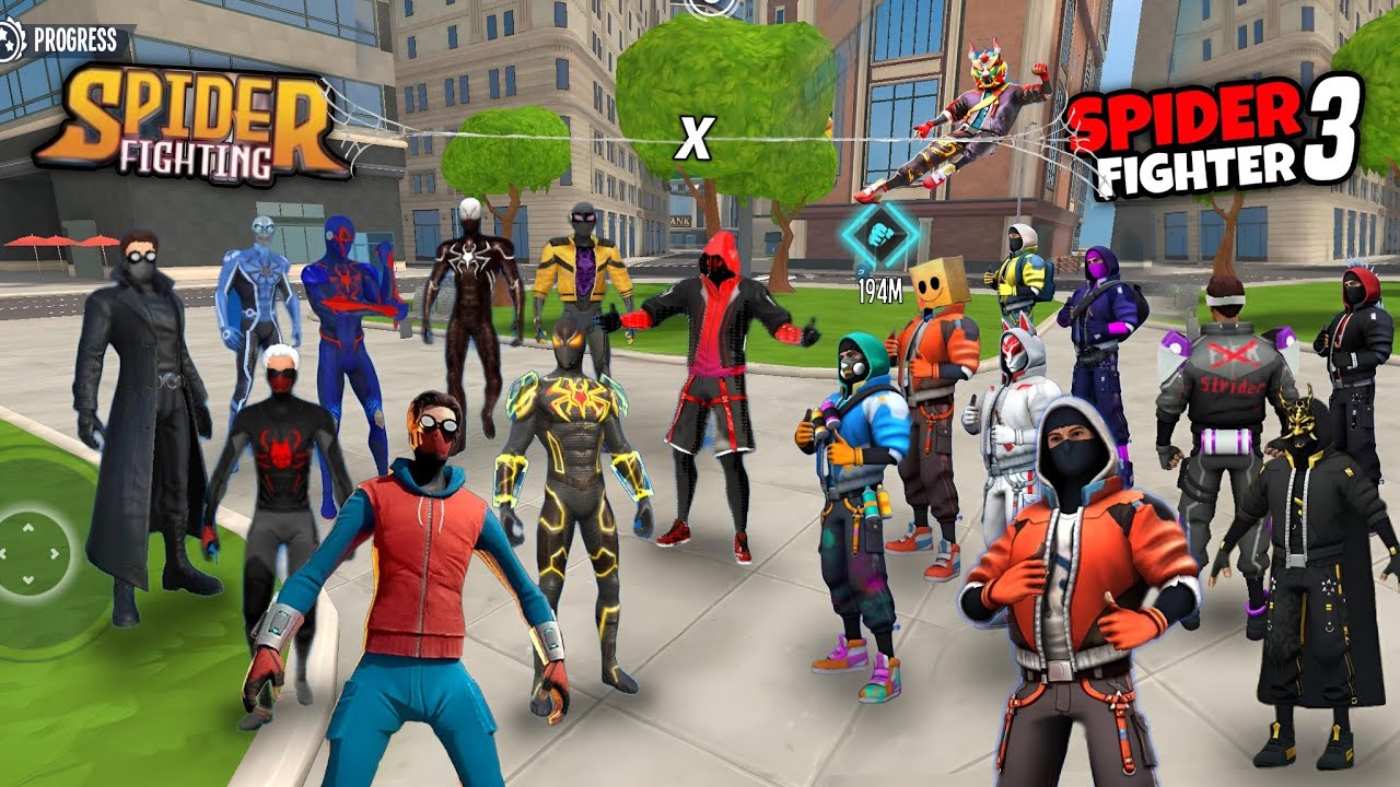 Spider Fighter 3 × Spider Fighting Hero | Which is best? | Comparison 🔥 ...