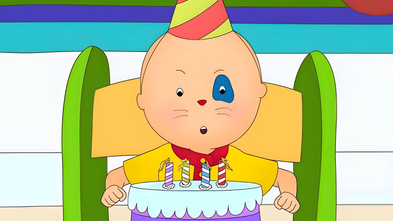 🥳 Caillou's Big Birthday Bash 🎂 | Caillou's New Adventures - YouTube