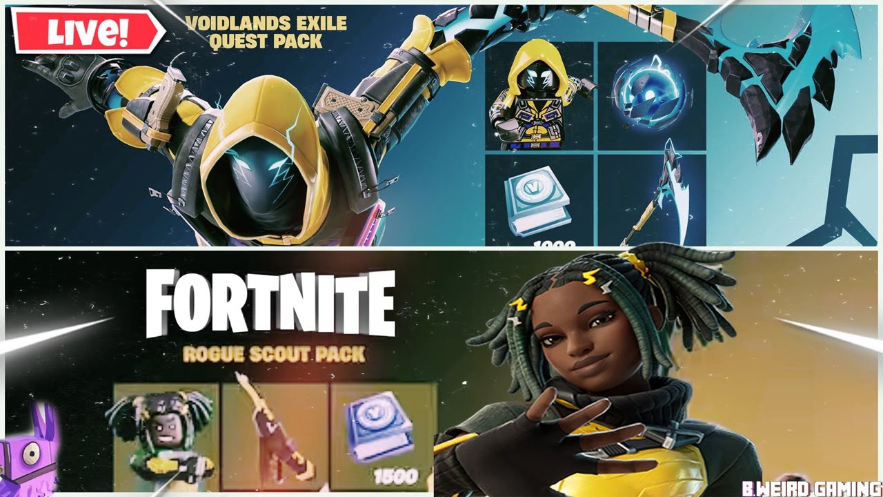 Late Night Chill Steam | Fortnite Rogue Scout Pack & Voidlands Exile ...