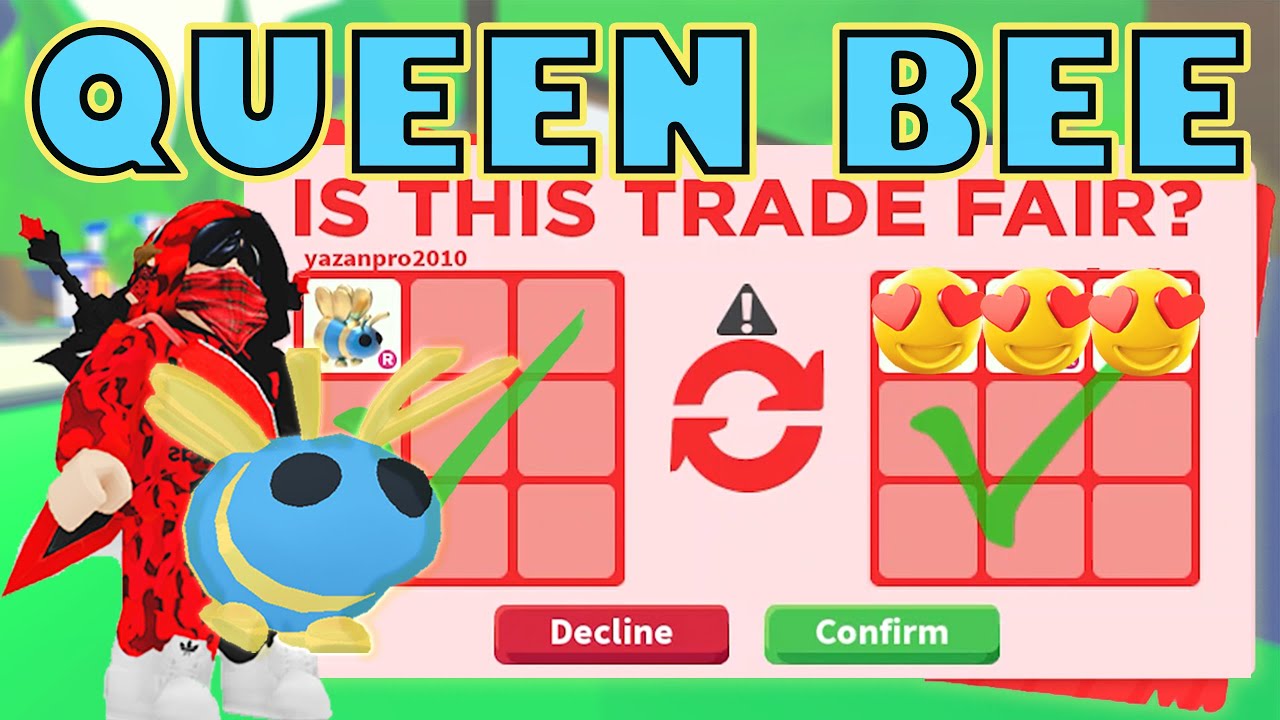 *BIG WIN* I TRADED MY QUEEN BEE 🐝(WHAT PEOPLE OFFER) 😍😎 IN ADOPT Me ...
