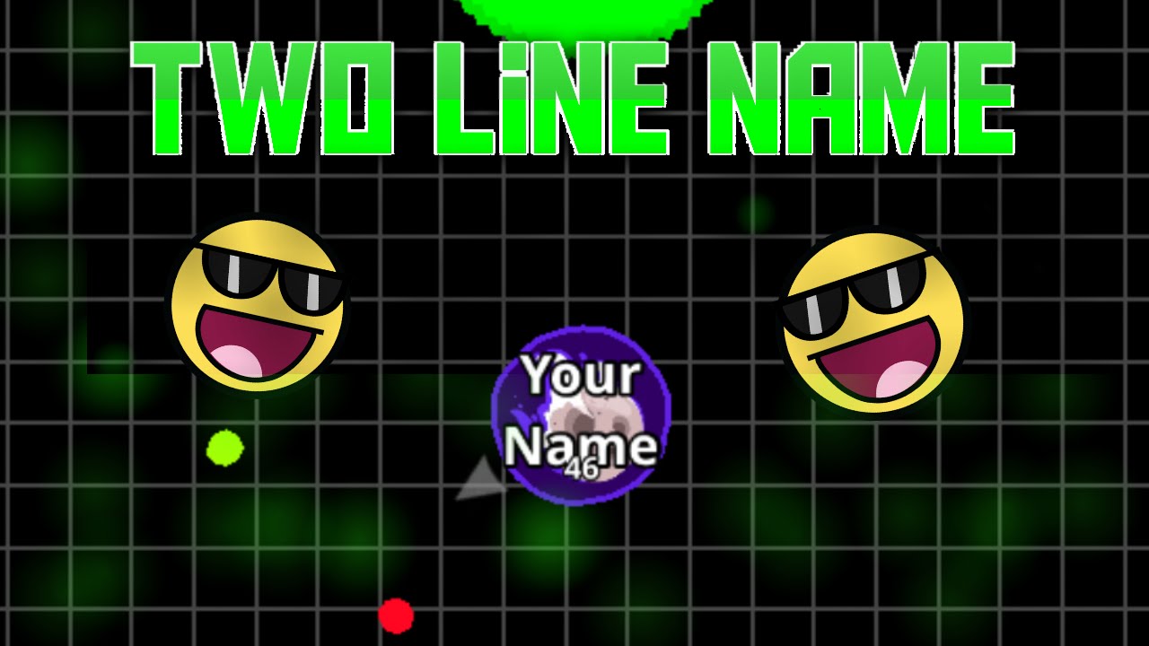 HOW TO/ Make A Fancy 2 Line Name In Agar.io Mobile - YouTube