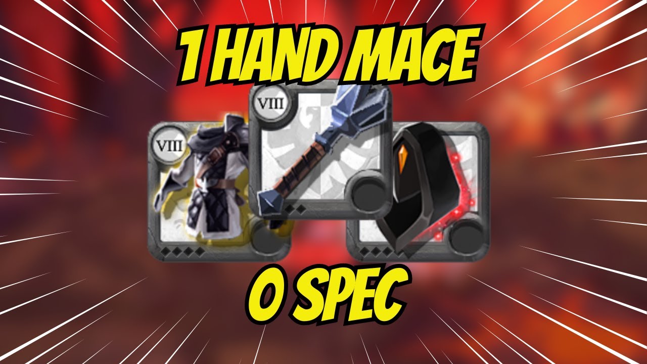 I Try 1 Hand Mace Without Spec | CORRUPTED DUNGEON | Albion Online PVP ...