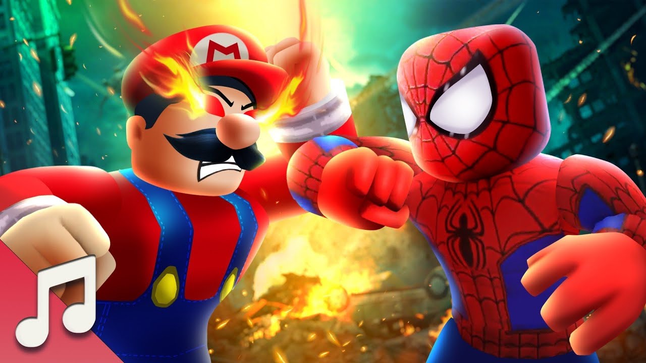 Roblox Song | Spider Man vs Super Mario Movie ♪ NEFFEX - Desperate ...