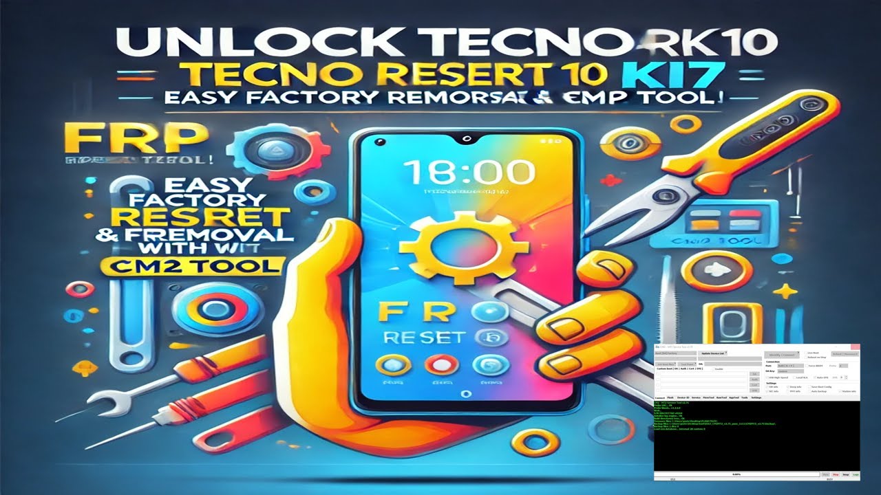 Unlock Tecno Spark 10 KI7: Easy Factory Reset & FRP Removal with CM2 Tool! - YouTube