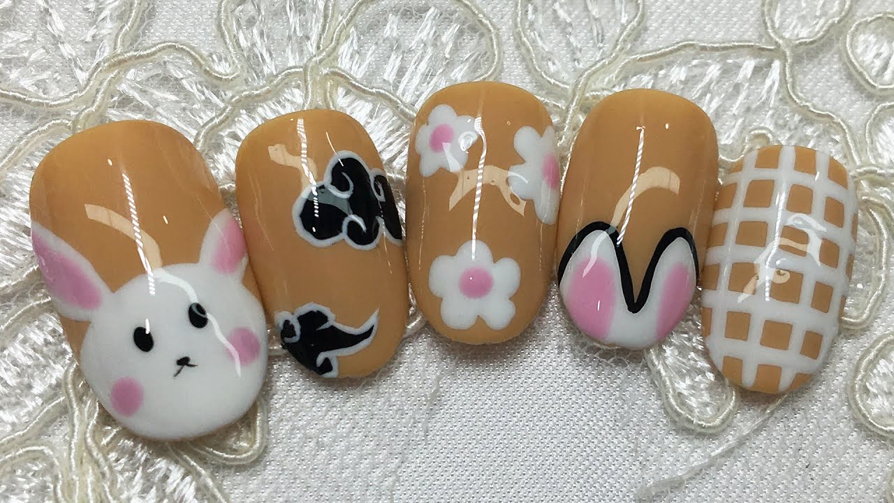 Ricardo Reynolds Rachel Tran- How to Make Rabbit Design Nail art | Easy ...