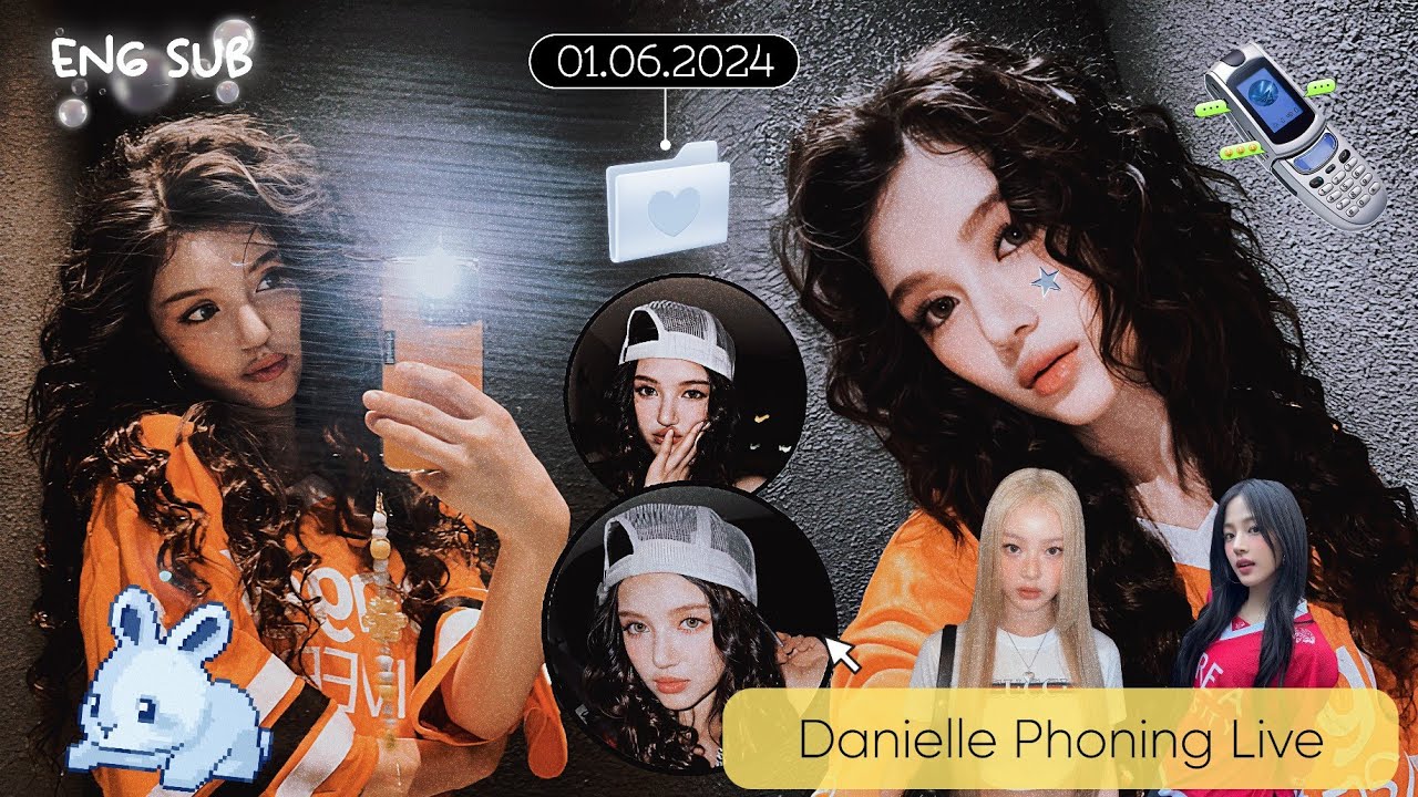 (ENG SUB) 다니엘 Danielle Phoning Live ft. Hanni Minji 20240601💕 ...