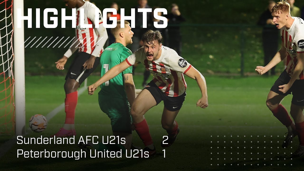 Late Drama At Eppleton | SAFC U21s 2 - 1 Peterborough United U21s ...
