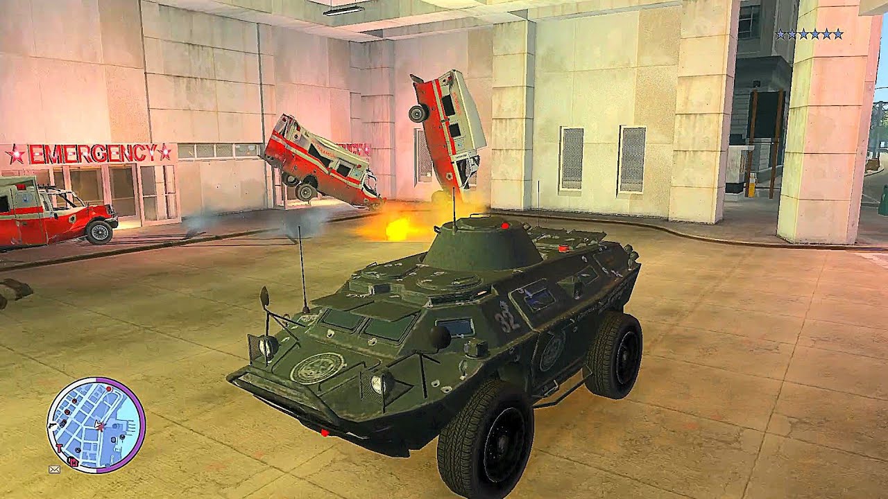 GTA 4 TBOGT - Testing the APC Tank with Insane Power (99999 Damage ...