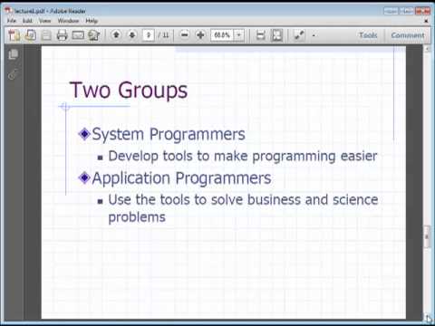 CSC 106 | Lecture 1 | Introduction - YouTube