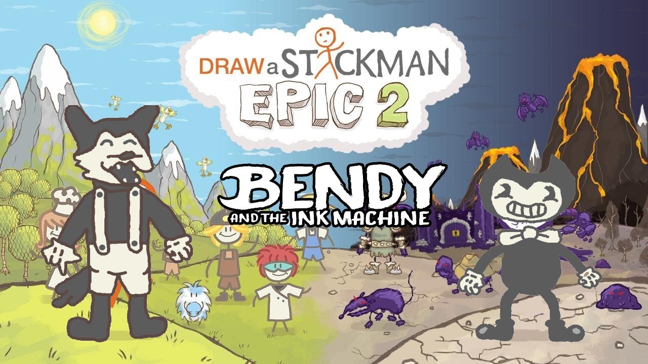 BENDY AND THE INK MACHINE Draw a Stickman Epic 2 Gameplay - BORIS Is ...