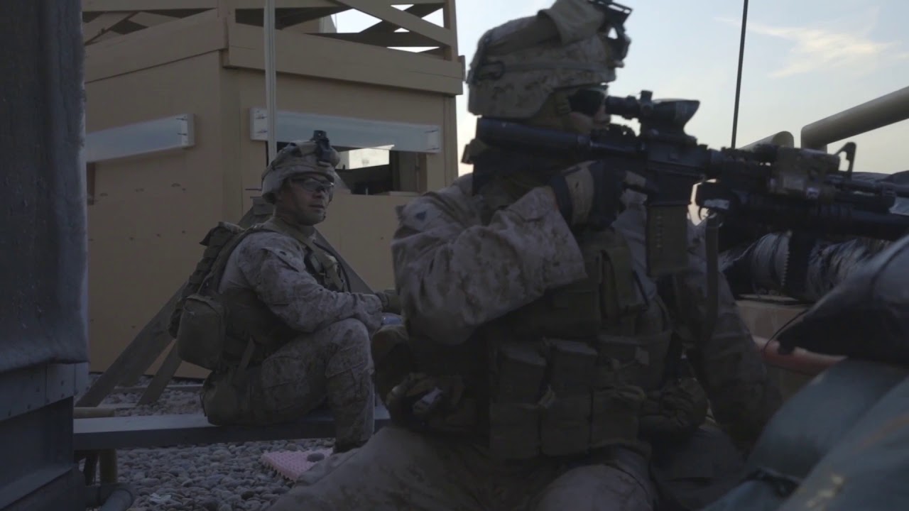 U.S. Marines Reinforcing The Baghdad Embassy Compound in Iraq, Jan. 2 ...