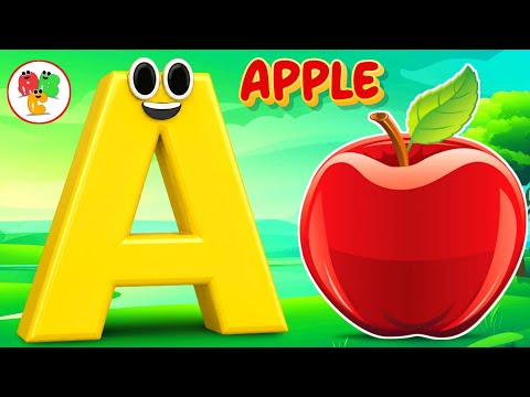 Alphabet Song for Kids 🌈 | Learn A to Z Letters, Phonics & Sounds | A for Apple 🍎 | ABC BABY 