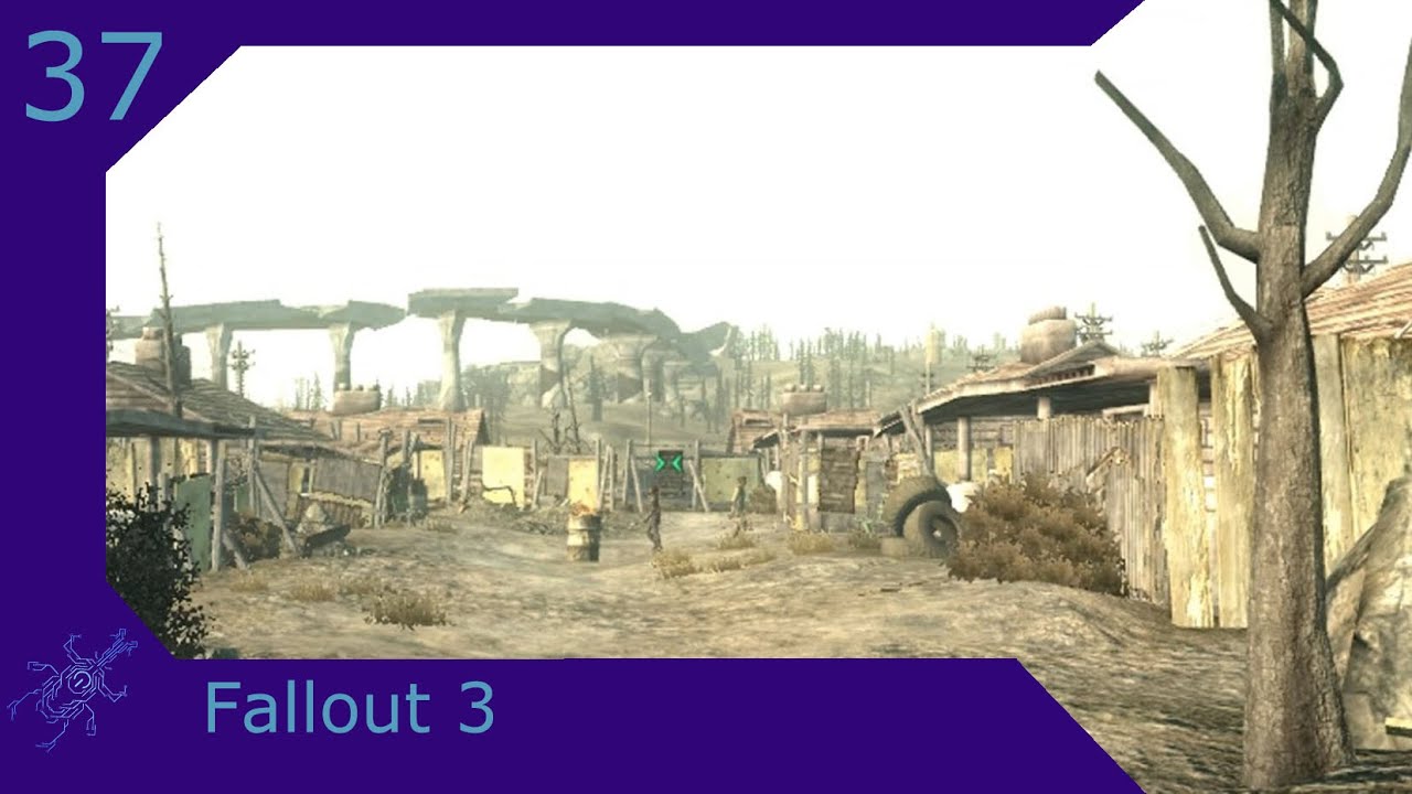 Fallout 3 #37 Big Town trouble with Raiders - YouTube