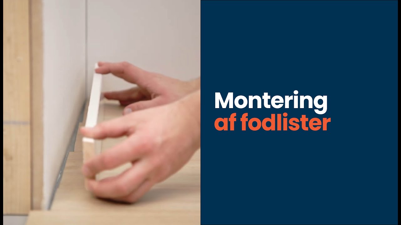 Montering af fodlister - Sådan gør du | Silvan - YouTube
