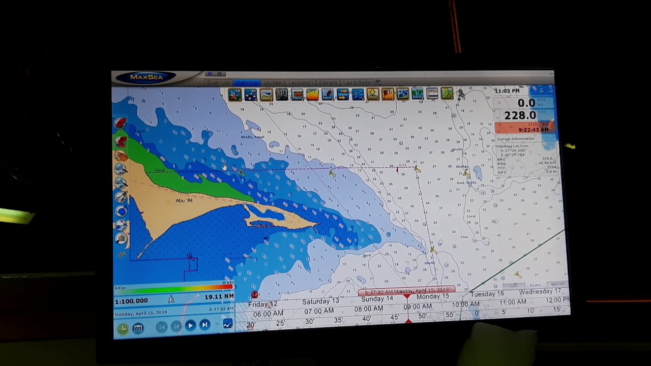 How to use Marine ECDIS - Maxsea DF Navigator / Cara Memakai ECDIS ...