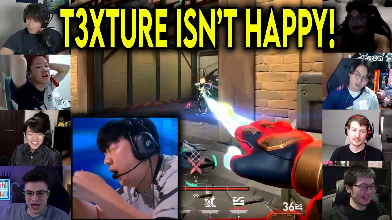 Valorant Streamers Reacts To GENG t3xture CRAZY 4k NOT Enough To Win ...